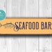 SEAFOOD BAR SIGN Seafood Signs Seafood Bar Signs Vintage - Etsy