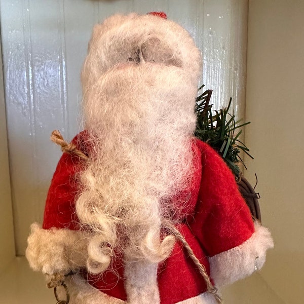 Folk Art Santa - Etsy