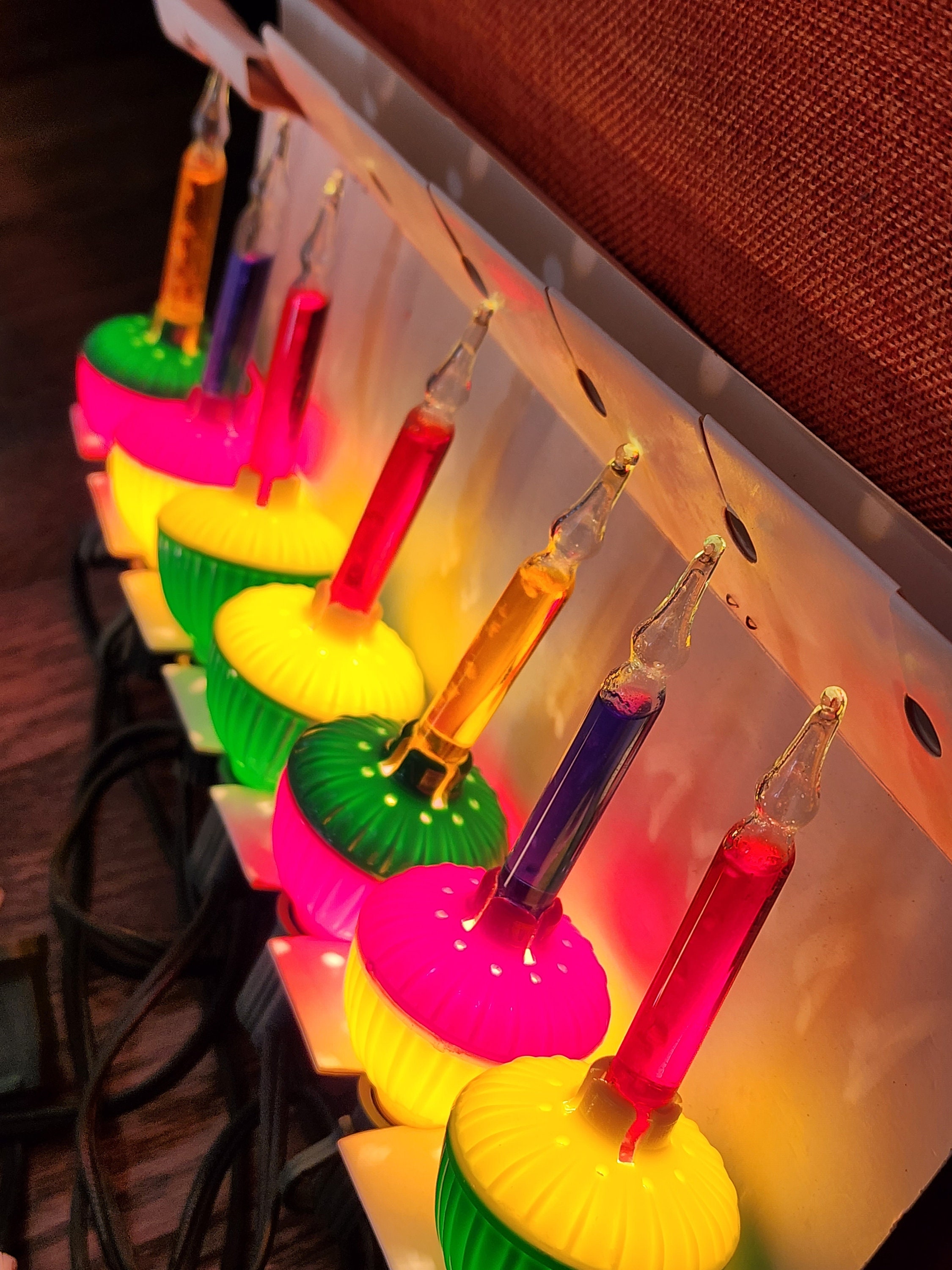 Vintage Christmas Bubble Lights - Etsy