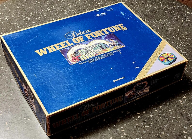 Vintage Deluxe Wheel of Fortune Boardgame by Pressman Published 1986 - Etsy