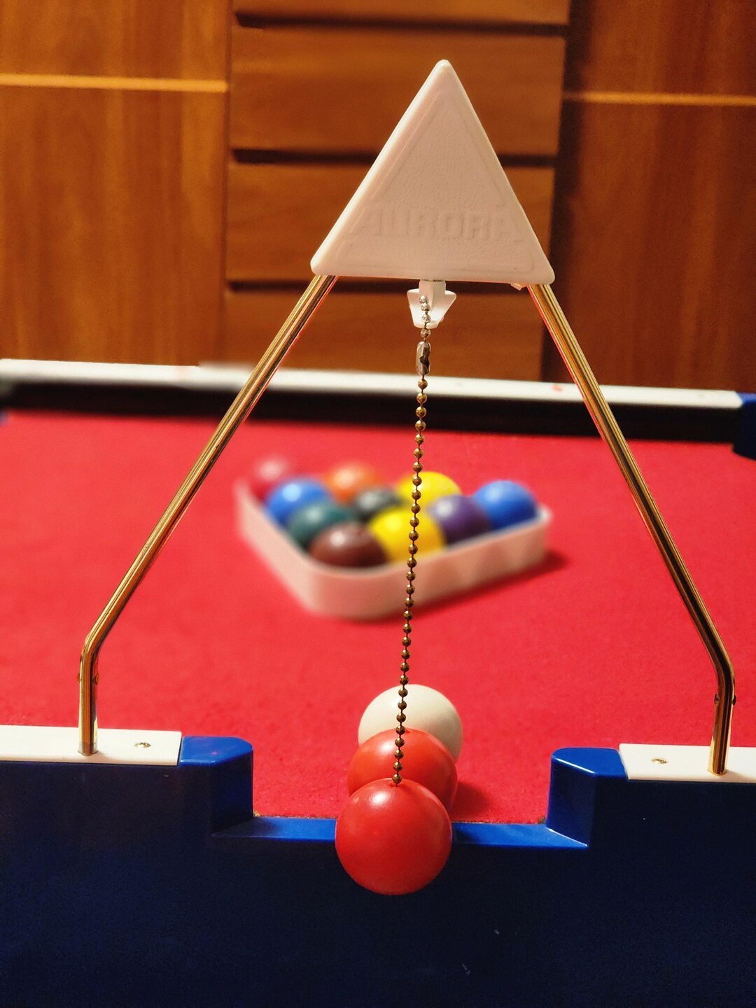 Vintage Skittle Pool Boardgame by Aurora Pocket Pool Table Game Shown ...
