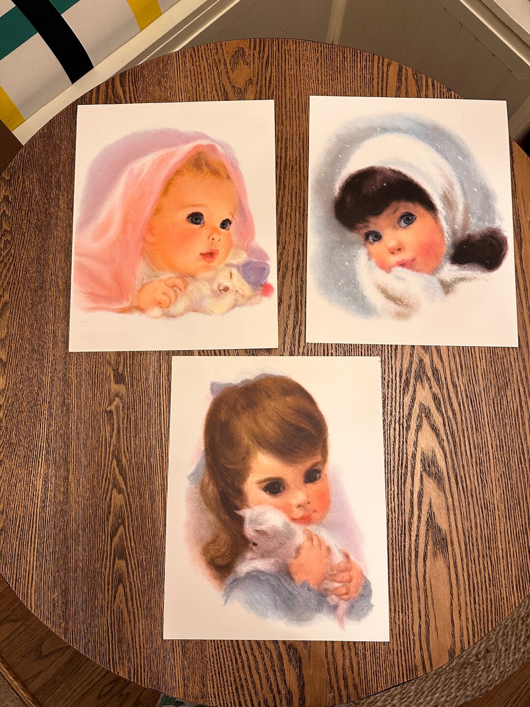 Vintage Northern Tissue Lithograph Prints - Etsy