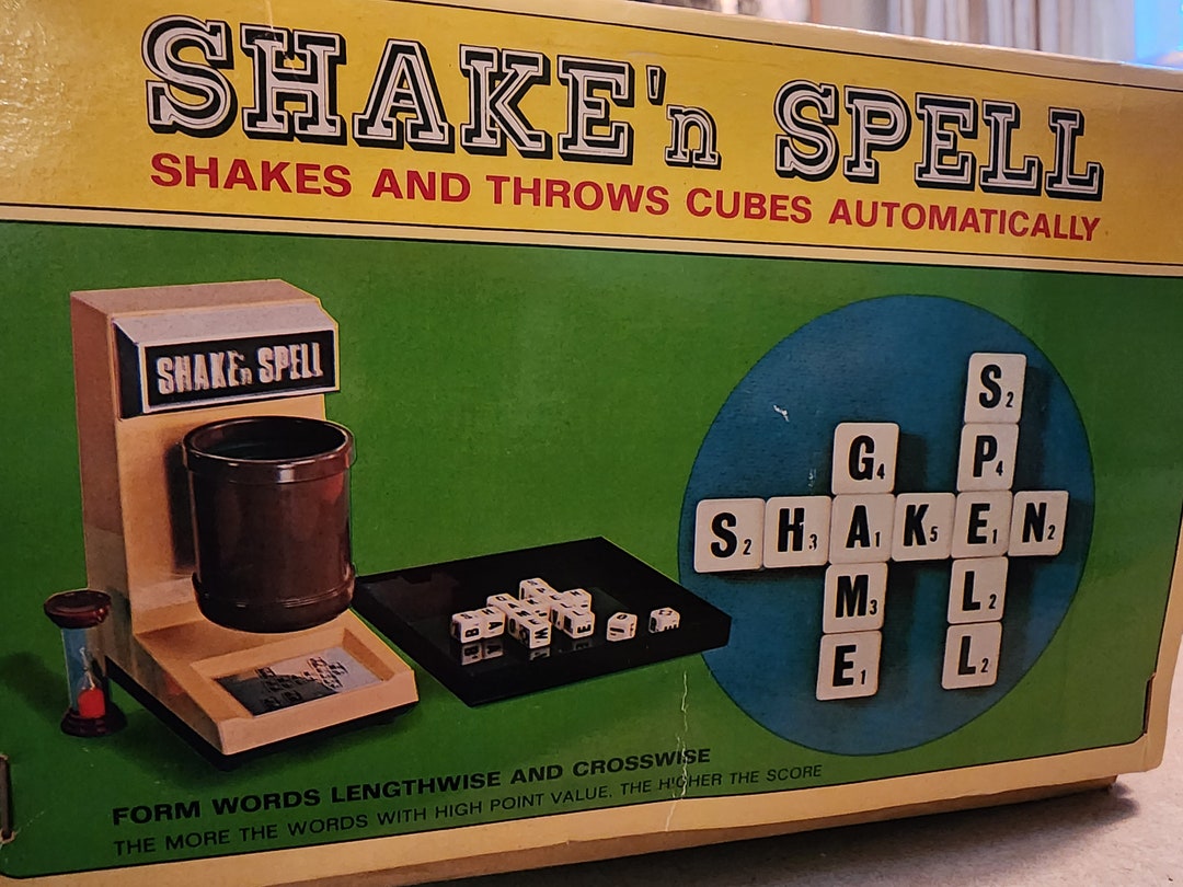 Vintage Automatic Shake N' Spell Game by Waco in Working Condition - Etsy