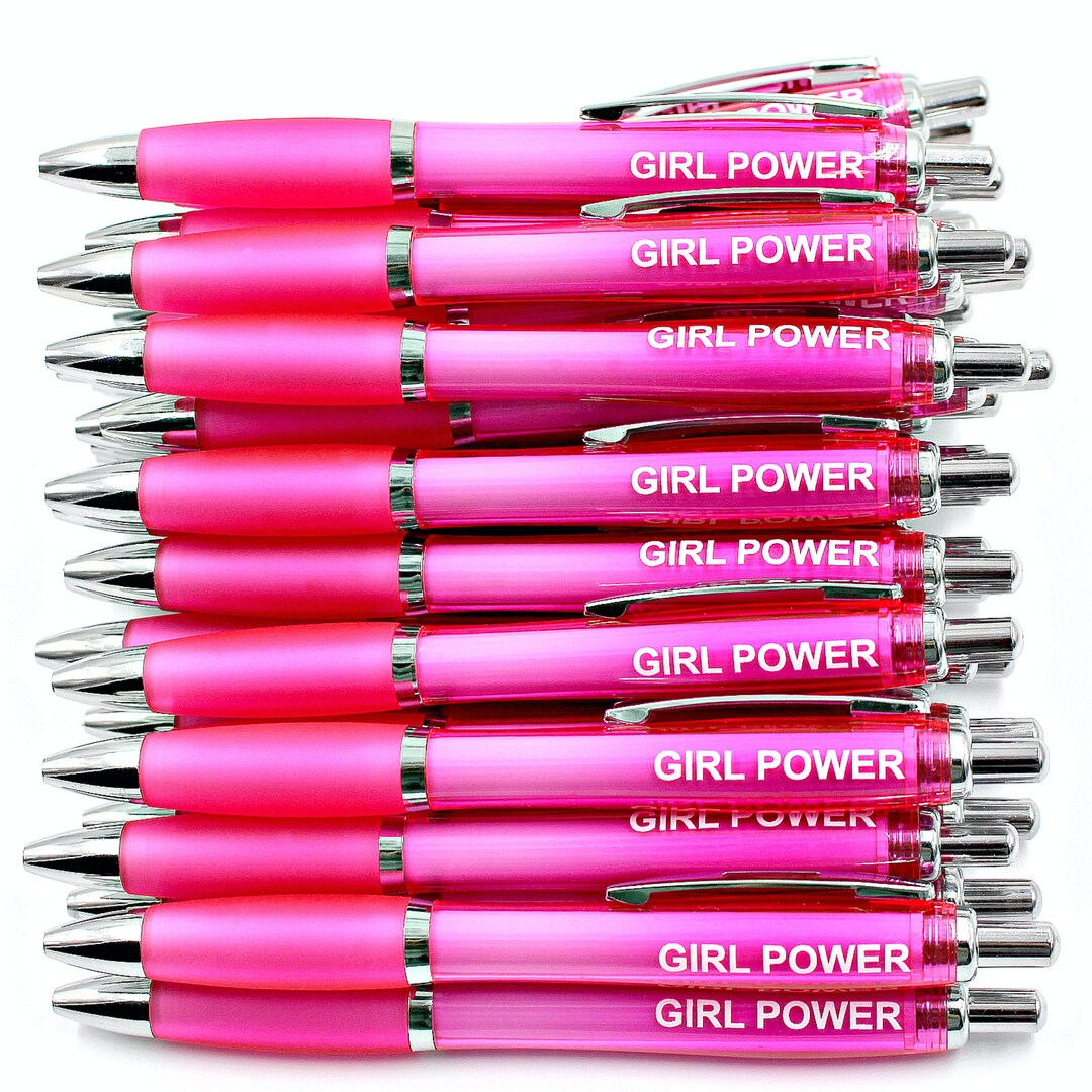 Girl Power Pen - Feminist - Female Empowerment - International Women's ...