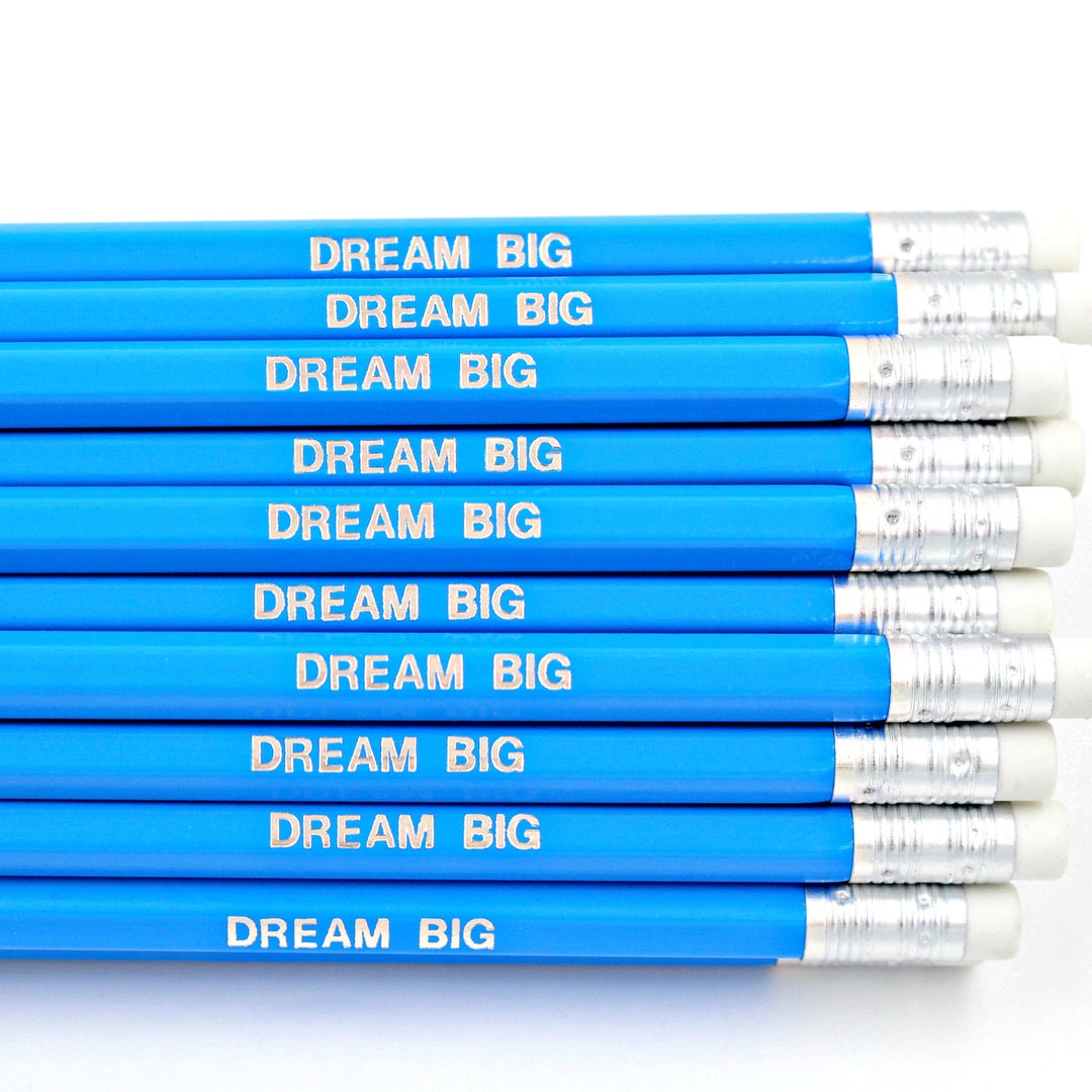 Dream Big Pencil Self Care Mental Health Gift Wellness Motivational ...