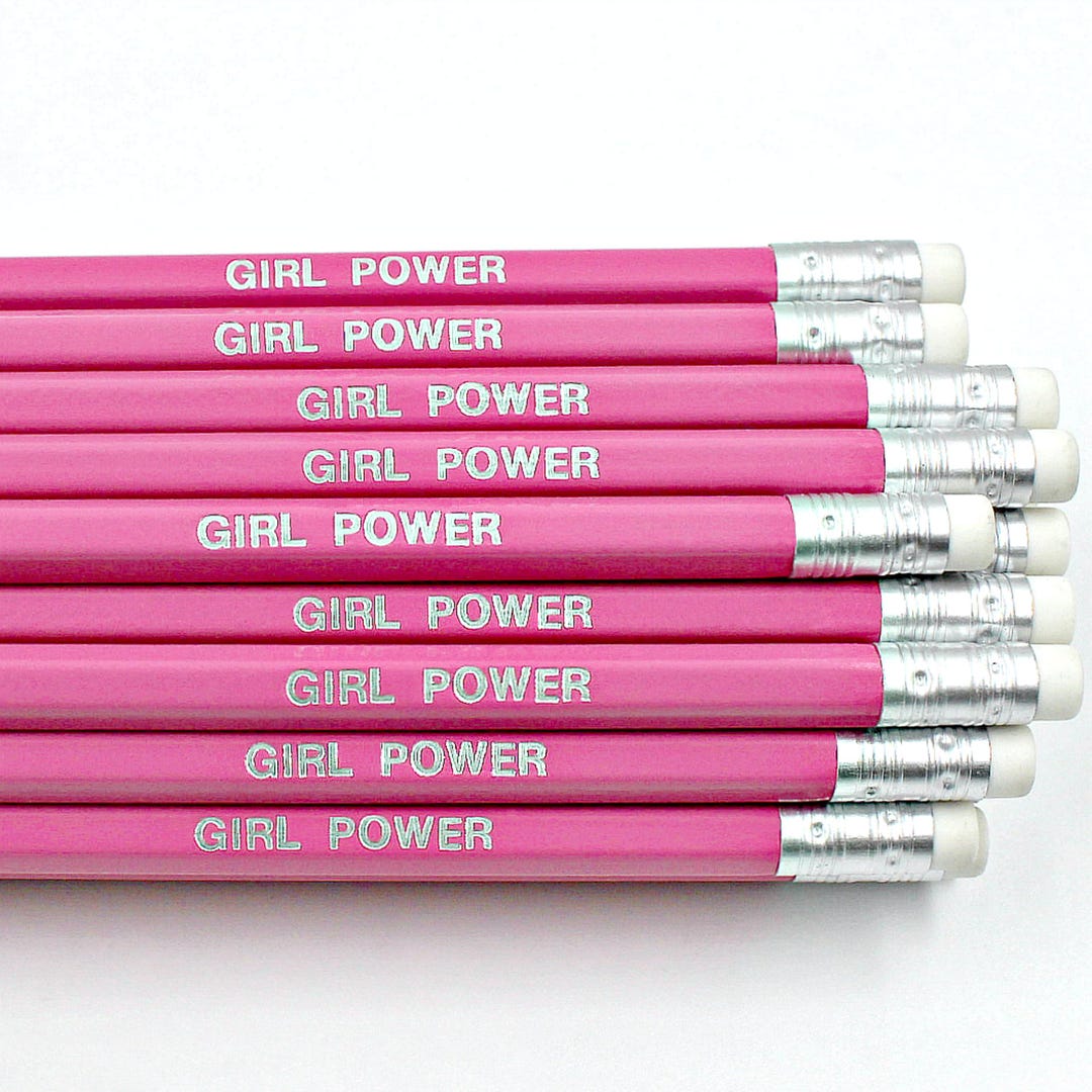 Girl Power Pencil - Feminist - Female Empowerment - Women's Rights ...