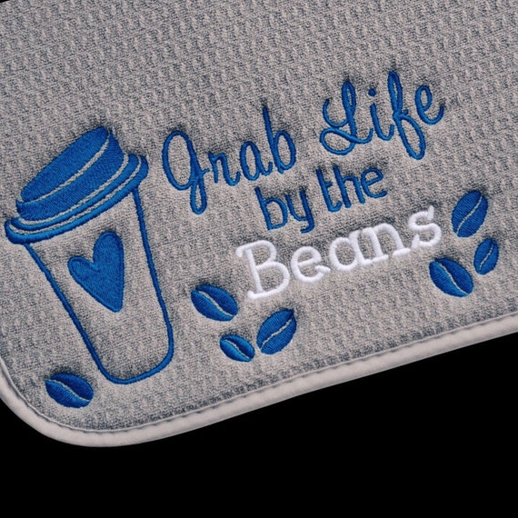 Personalized Coffee Mat Coffee Bar Coffee Station Coffee - Etsy