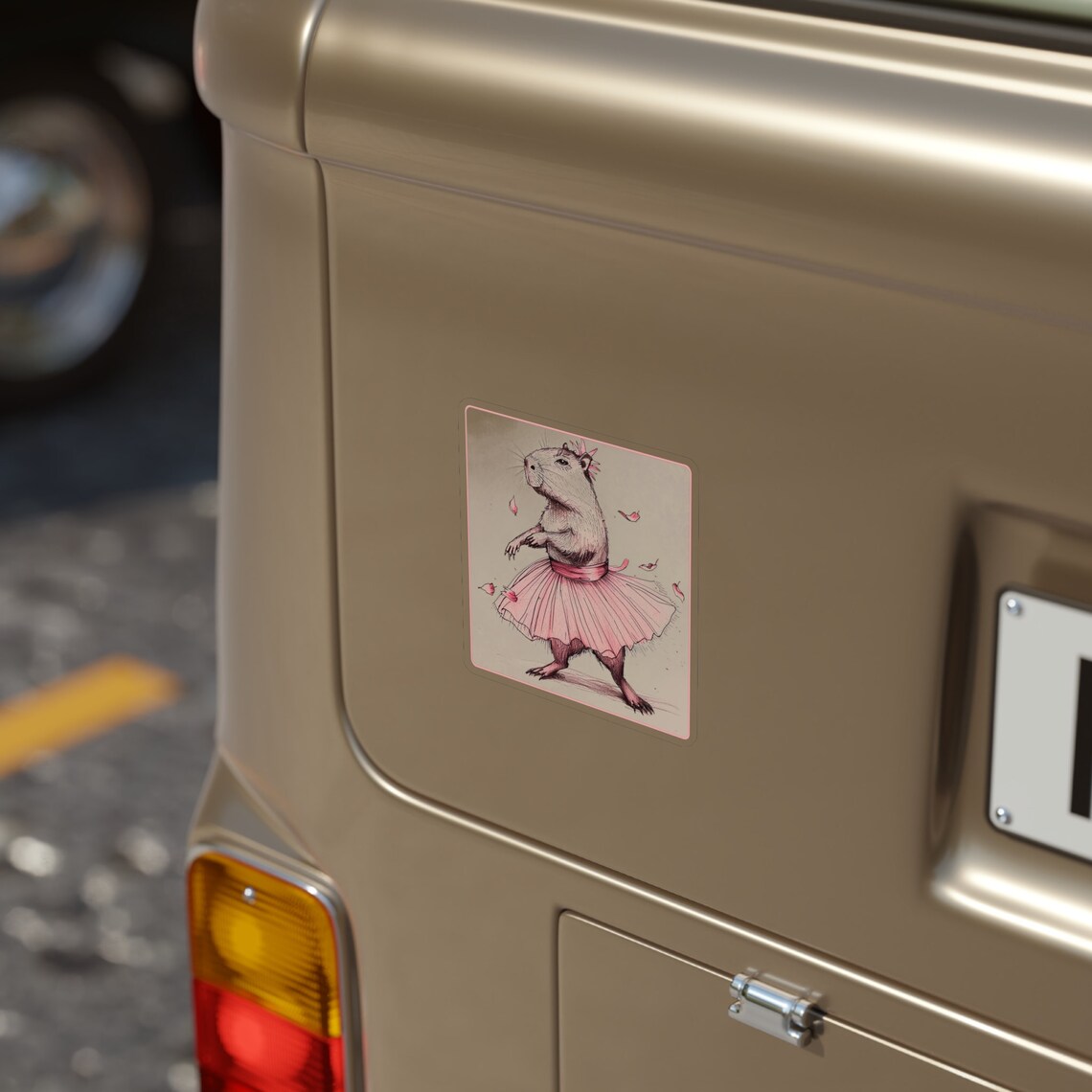 Capybara Ballerina Hand Drawn Design the Not so Little Dancer : A Degas ...