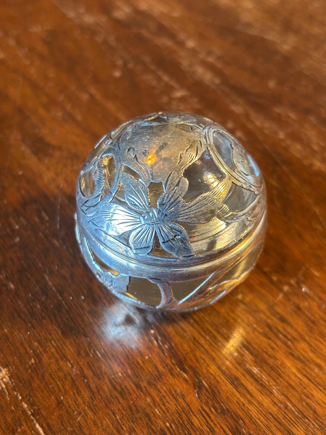 Antique Sterling Pill Box ~ Just Beautiful ~ Engraved - Etsy