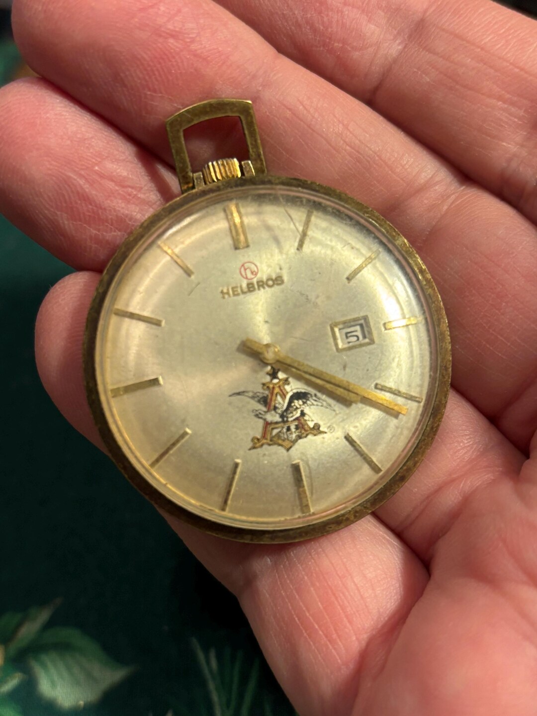 Pocket Watch Runs Helbros - Etsy