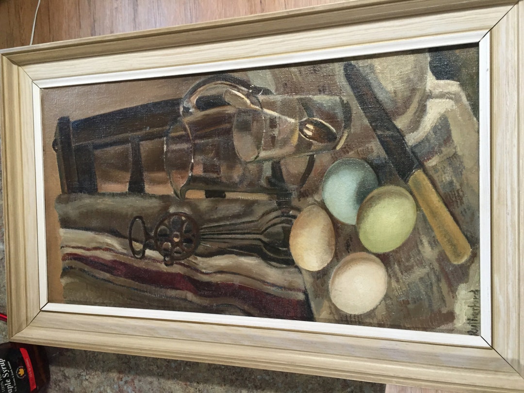 Original Antique Oil Painting ARTIST: Rutherford - Etsy