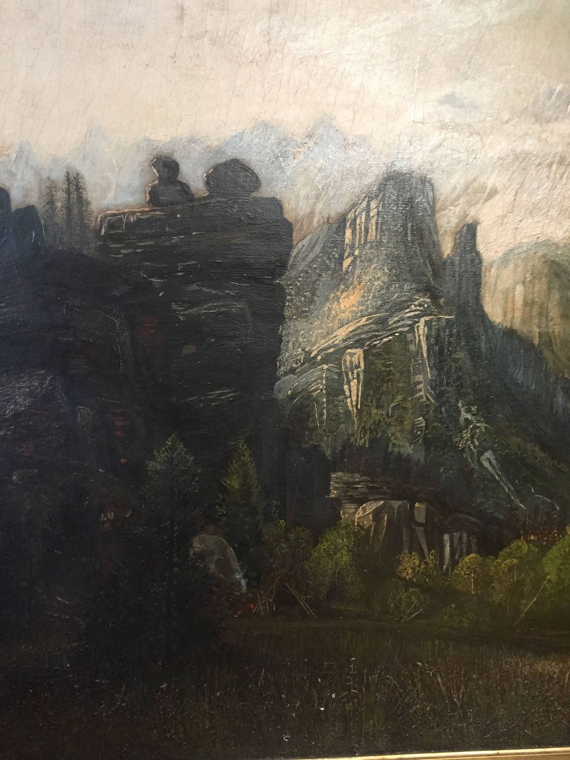 Original Antique Oil Painting ~ Signed E.A. Stevenson ~ Local Pick up ...