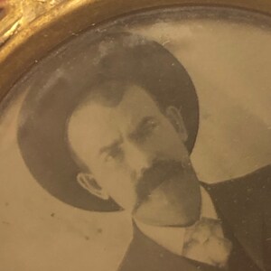 Mysterious Dave Mather?~ Sheriff ~ Lawman ~ Image ~ Tintype ~ Pin ...
