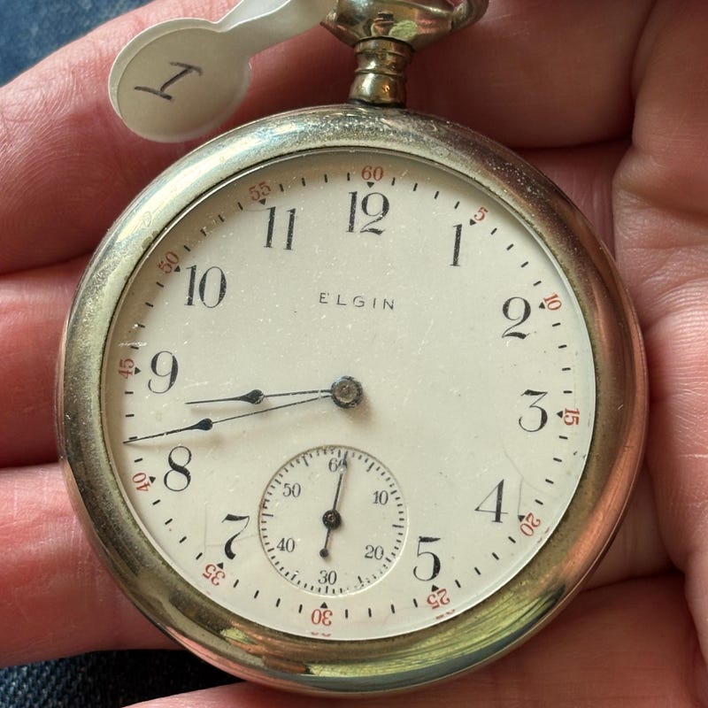 Vintage Elgin Watch Swiss - Etsy