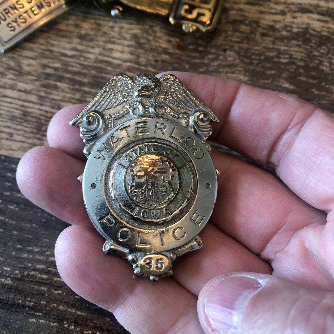 Antique Badge - Etsy