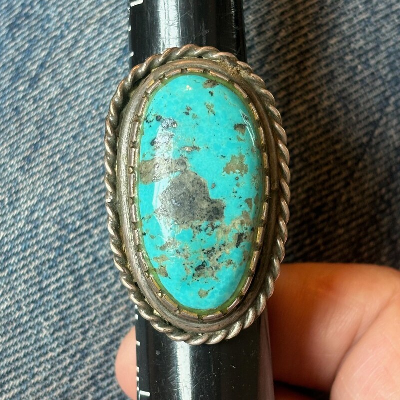 Large Turquoise Ring - Etsy