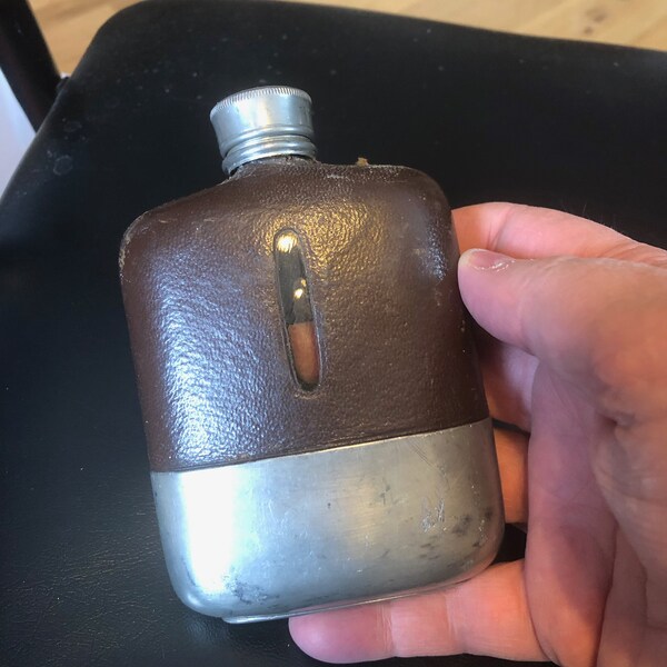 Antique Whisky Flask - Etsy