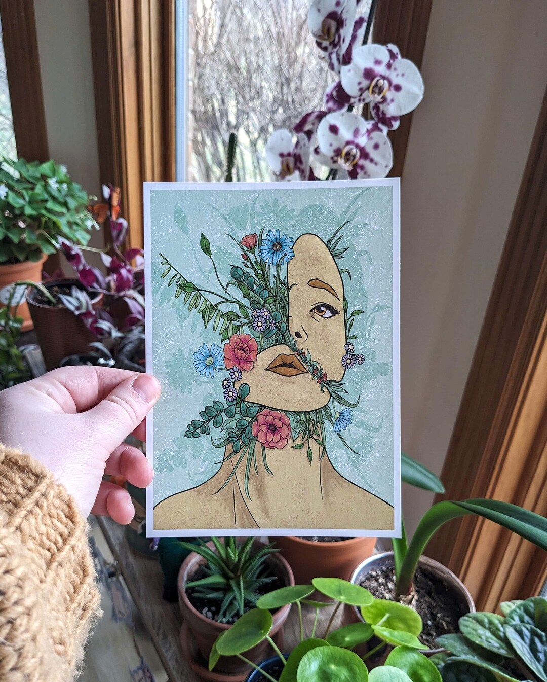 Consumed - Flower Girl Series - 5x7 Art Print - Etsy