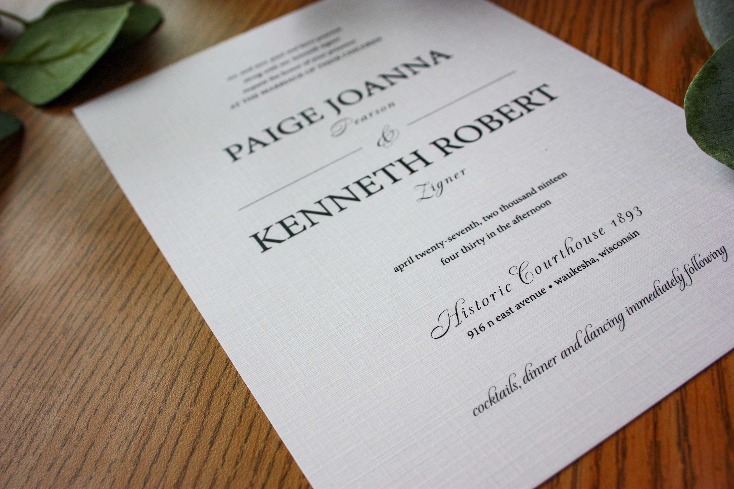 Custom Elegant White Black Wedding Invitation Watermark - Etsy