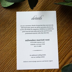 Custom Elegant White Black Wedding Invitation, Watermark, Metallic ...