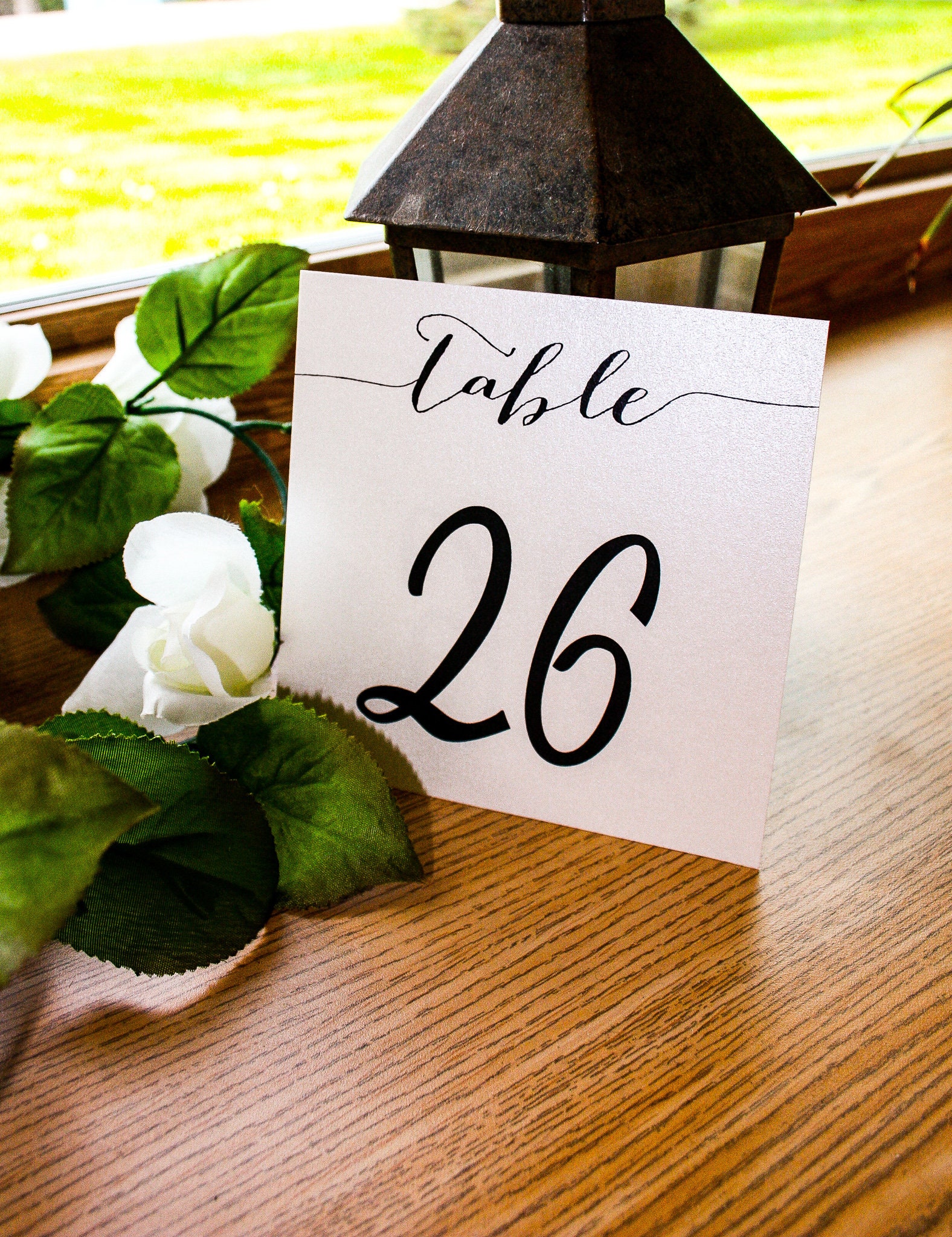 Wedding Table Numbers, Printable, Table Number Template, Event Table ...