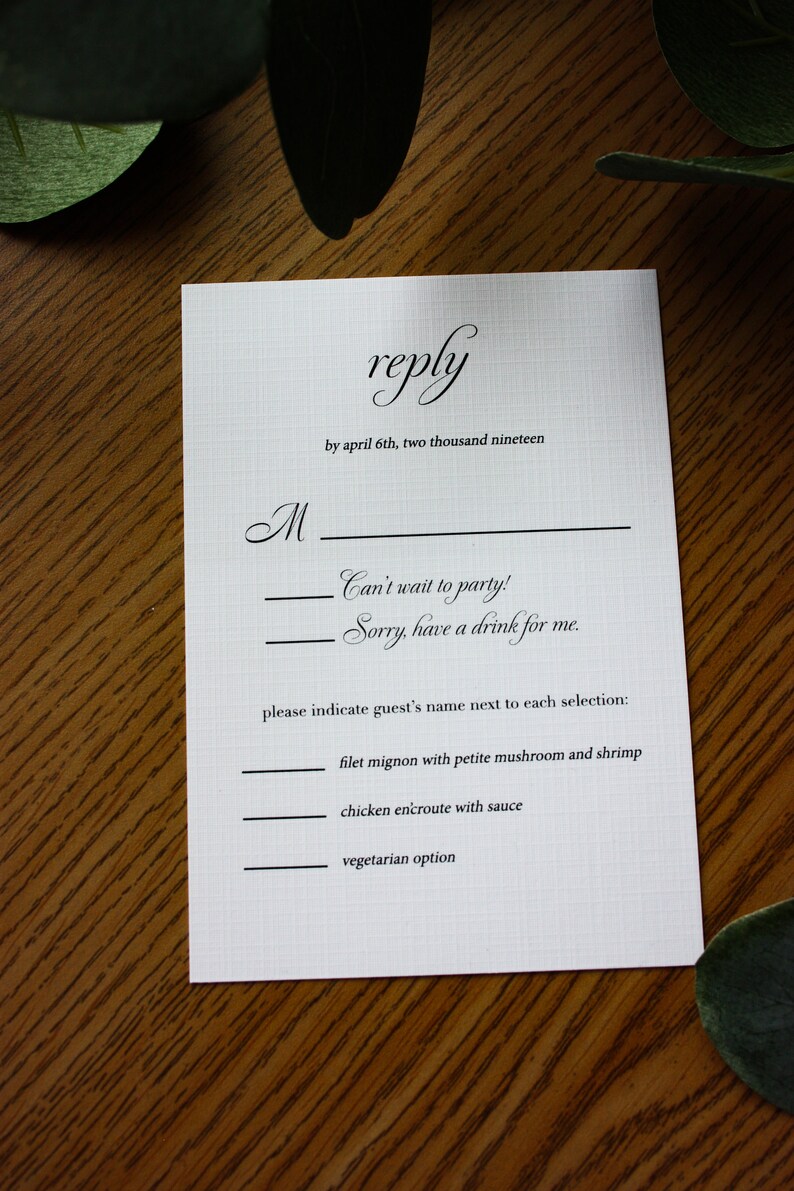 Custom Elegant White Black Wedding Invitation Watermark - Etsy