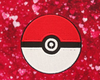 Pokeball Iron on Patch - Etsy