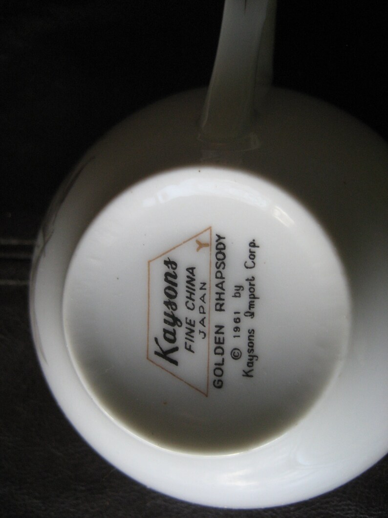 Kaysons Fine China (japan), Golden Rhapsody, 1961 by Kaysons Import ...