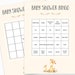 Baby Shower Bingo Cards - Baby Shower Games - Giraffe Baby Shower ...