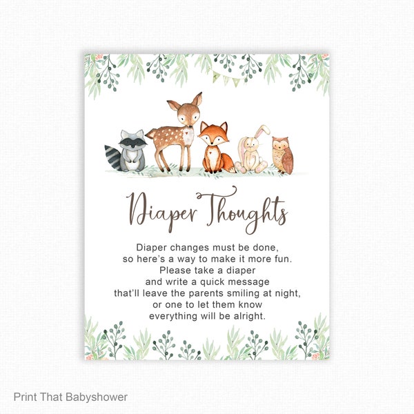 Diaper Notes Game - Etsy