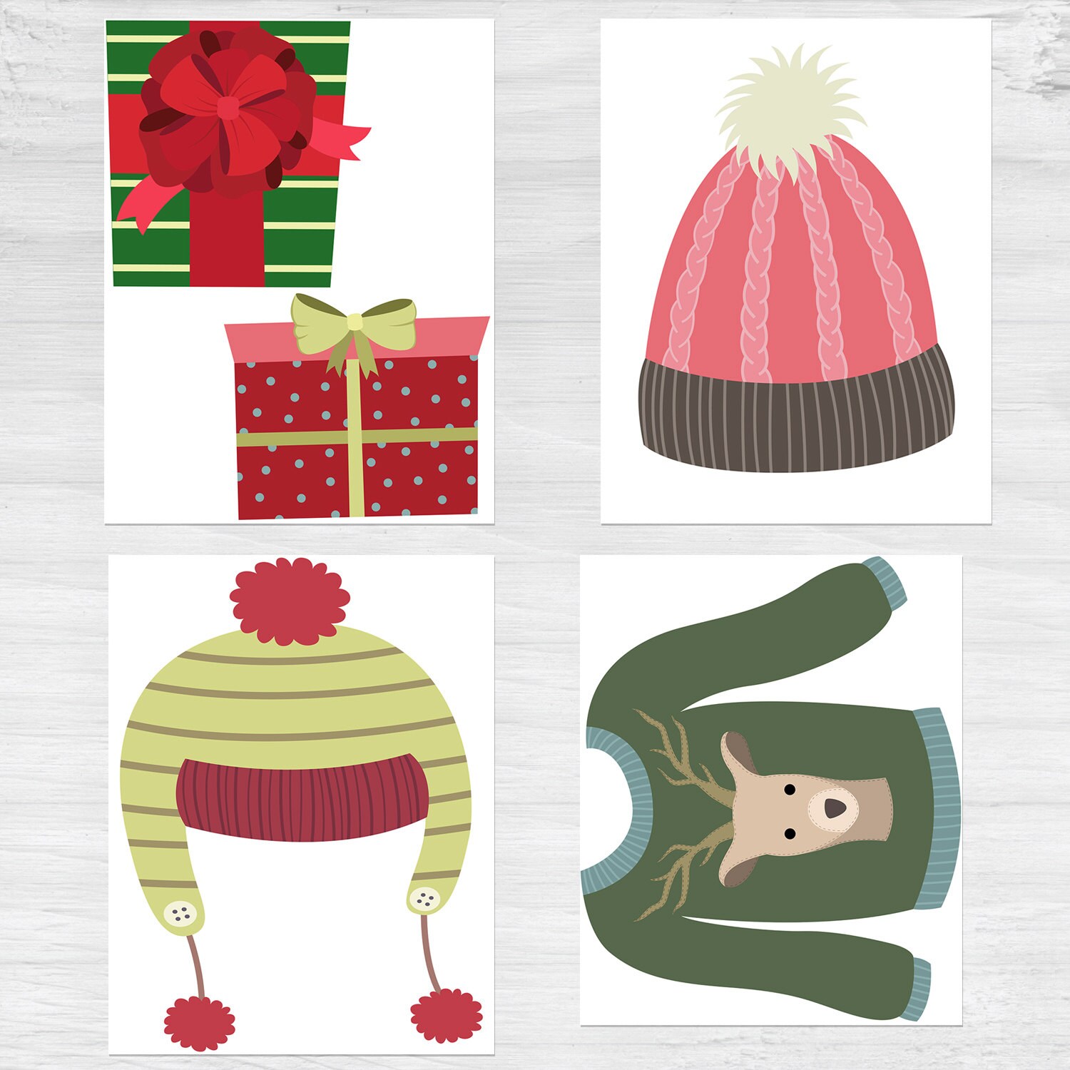 Christmas Photo Booth Props 37 Christmas Props Santa Claus - Etsy UK