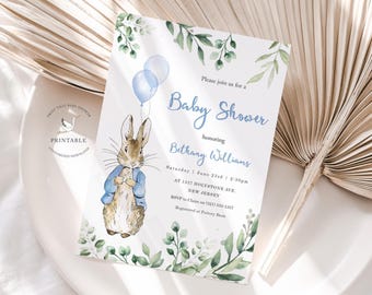 Peter Rabbit Baby Shower Invitation - Etsy