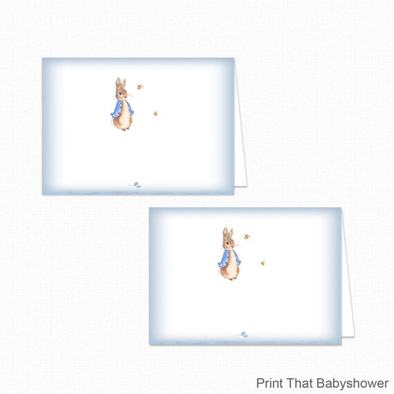 Baby Shower Food Tent Labels - Peter Rabbit Baby Shower - Printable ...