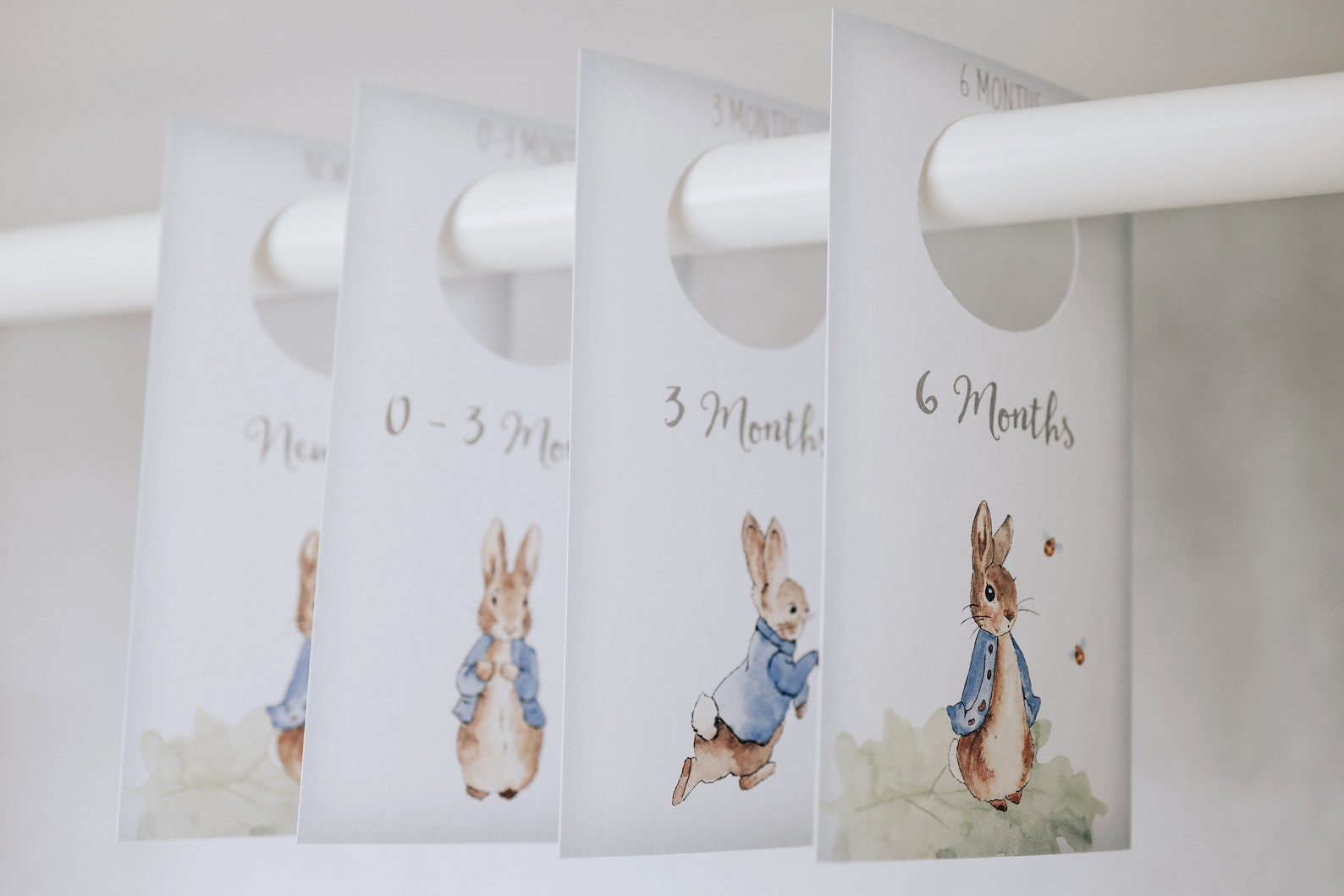 Printable Nursery Closet Dividers Peter Rabbit Baby Clothes - Etsy