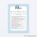 Nursery Rhyme Quiz Baby Shower Game - Blue Elephant - Etsy