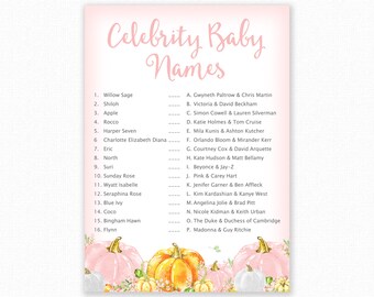 Celebrity Baby Baby Shower Game Baby Shower Games - Etsy
