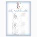 Baby Shower Games - Baby Word Scramble Game - Peter Rabbit Baby Shower ...