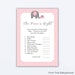 Pink Elephant Baby Shower Games Bundle | 6 Game Bundle | Printable DIY ...
