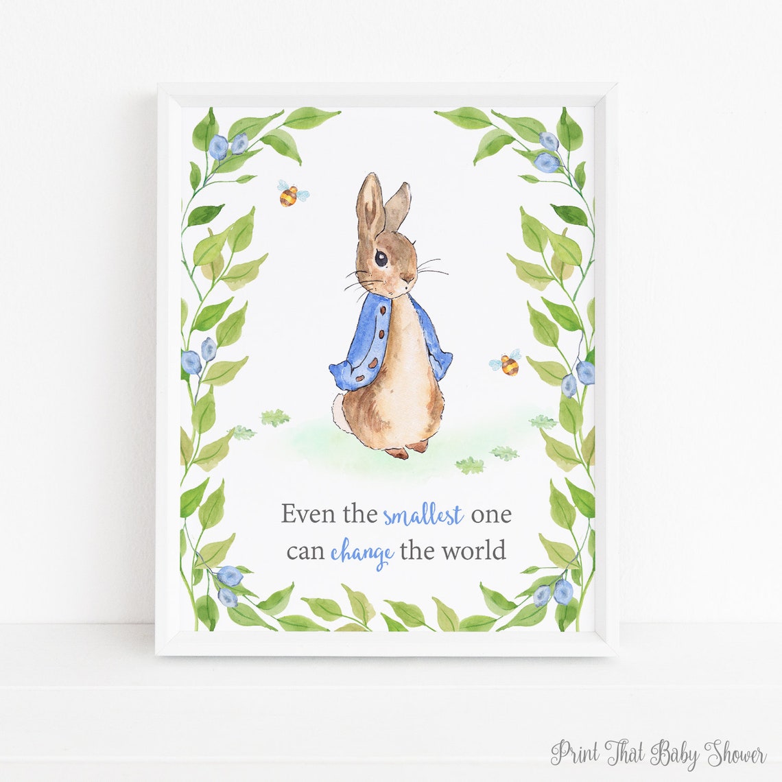Peter Rabbit Nursery Print Nursery Wall Art Printable | Etsy