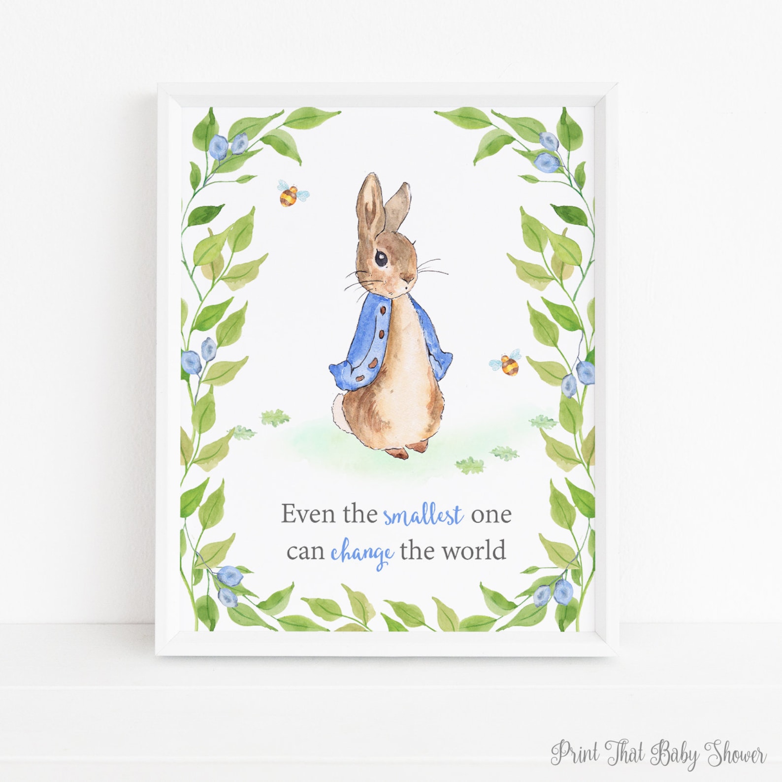 Peter Rabbit Nursery Print Nursery Wall Art Printable - Etsy