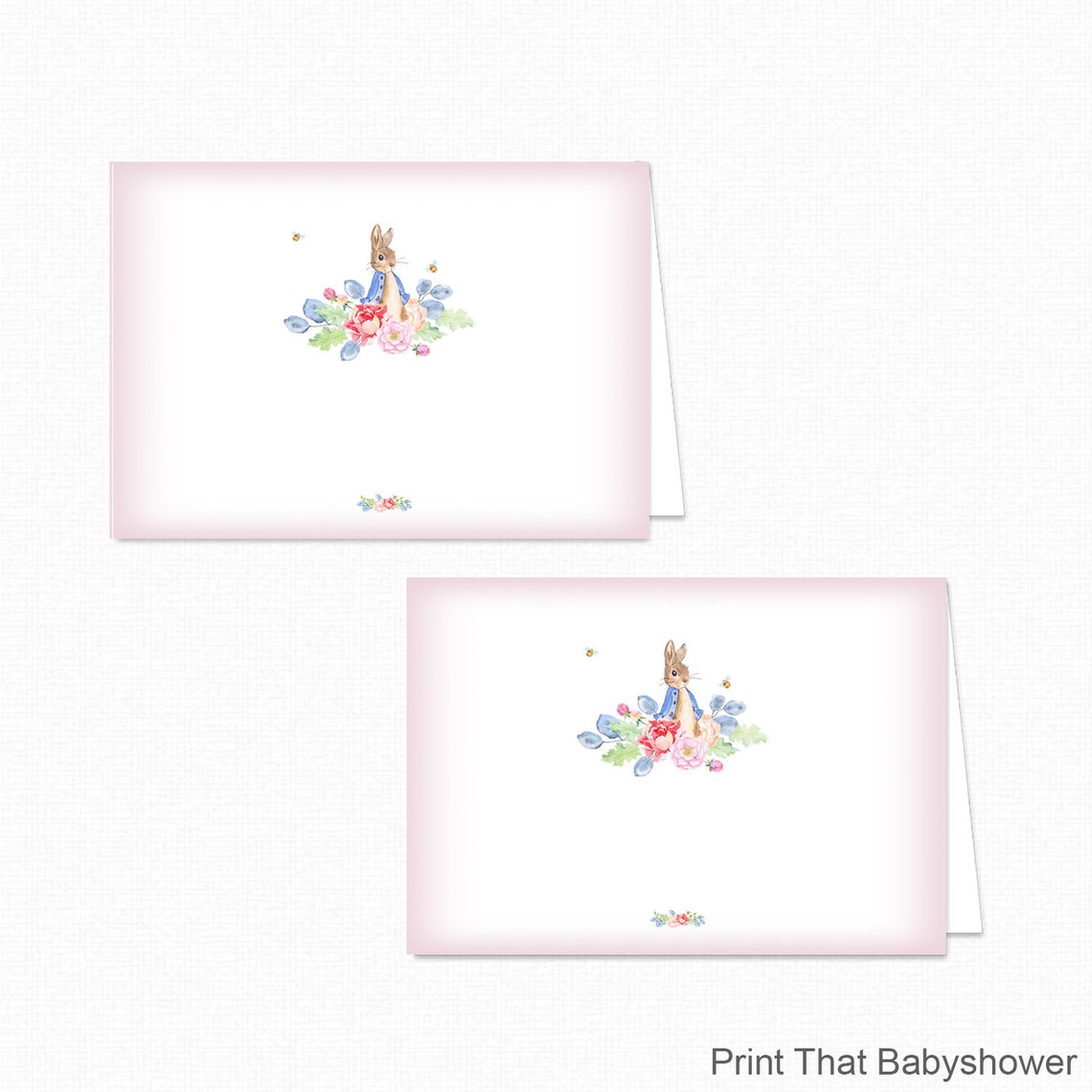Baby Shower Food Tent Labels - Peter Rabbit Baby Shower - Printable ...