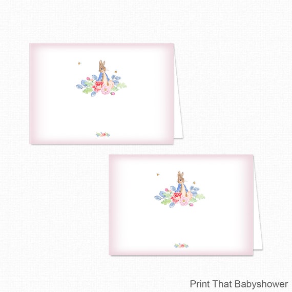 Baby Shower Food Tent Labels - Peter Rabbit Baby Shower - Printable ...