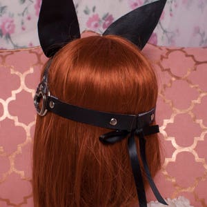 Glitter Bunny Rabbit Ears Pvc Fetish Headpiece Head Harness - Etsy