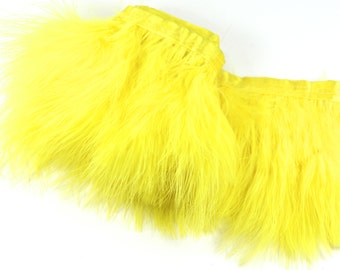Yellow feather | Etsy