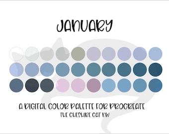 Winter Color Palette, Color Palette, Seasons, Ipad, Procreate App ...