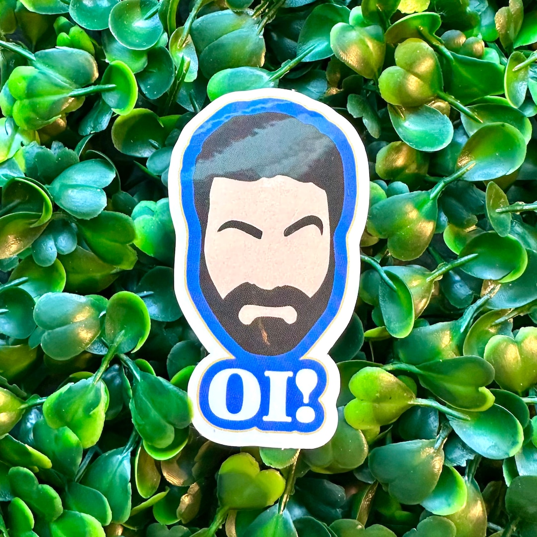Oi! Lasso Sticker Featuring Brett Goldstein - Etsy