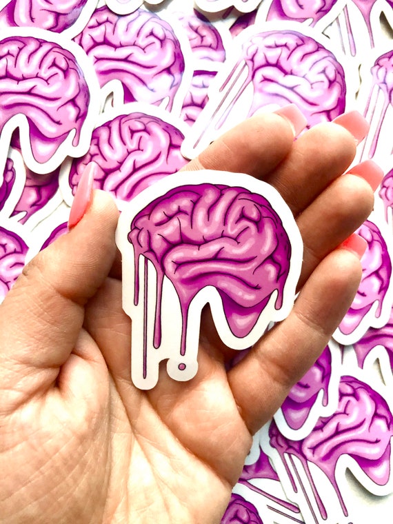 Melty Brain Sticker - Etsy