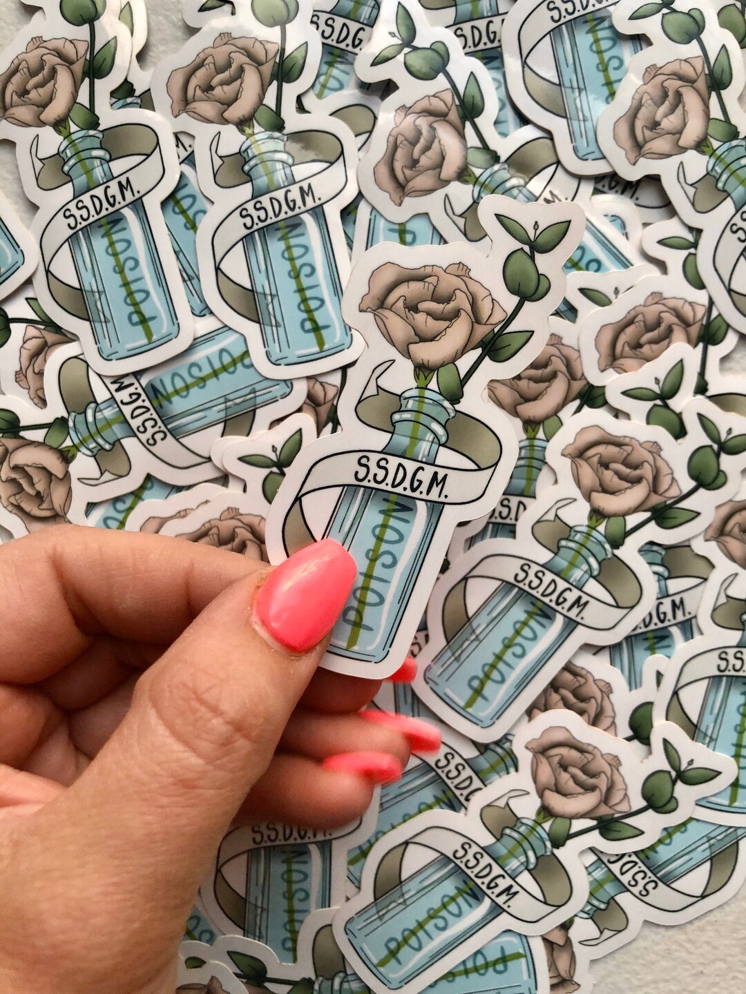 SSDGM Bud Vase Sticker Gift for Murderino - Etsy