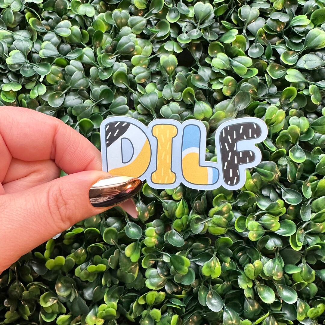 Dilf Sticker Inspired by Blue Heeler Cartoon - Etsy