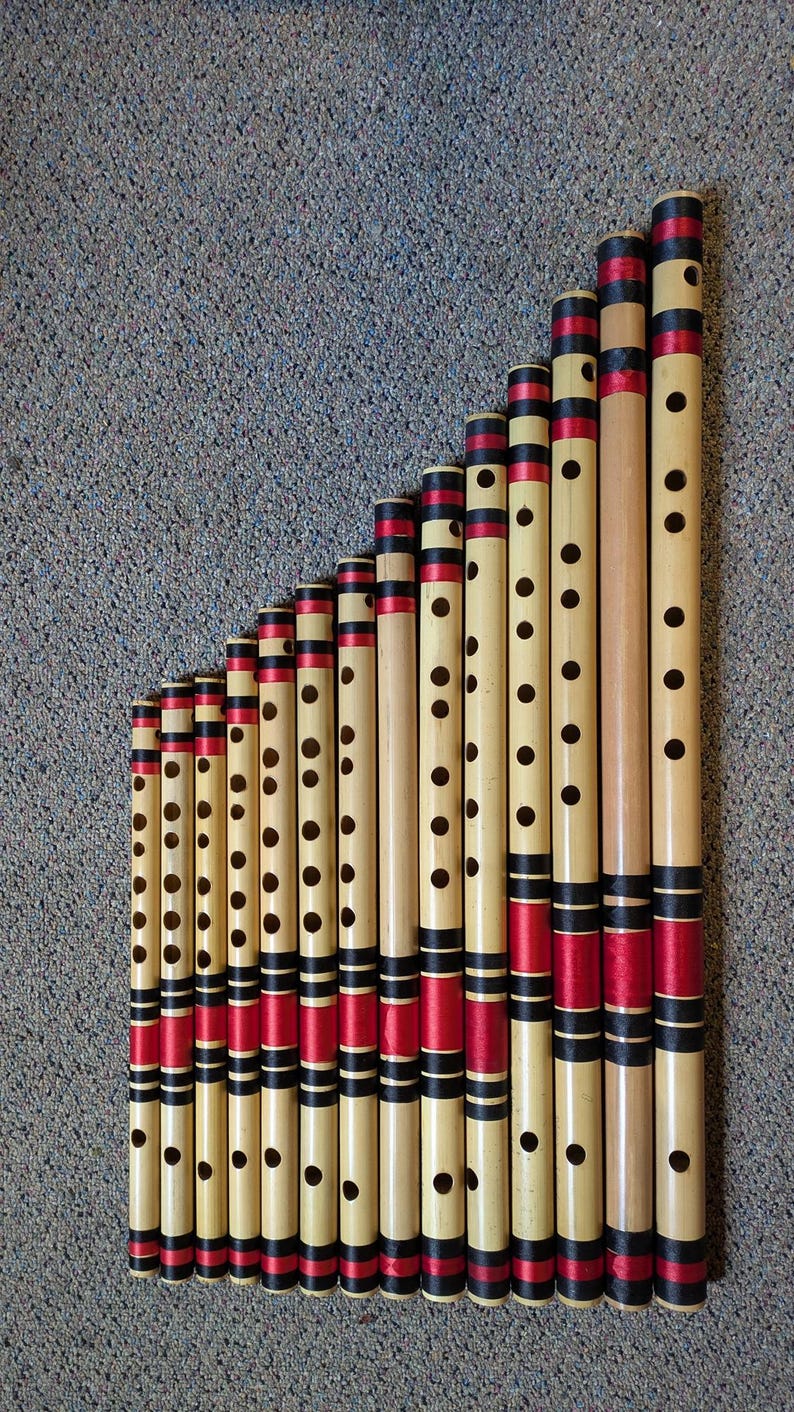 Professional Bansuri Eastern Indian Flute - Pick a Scale - Etsy
